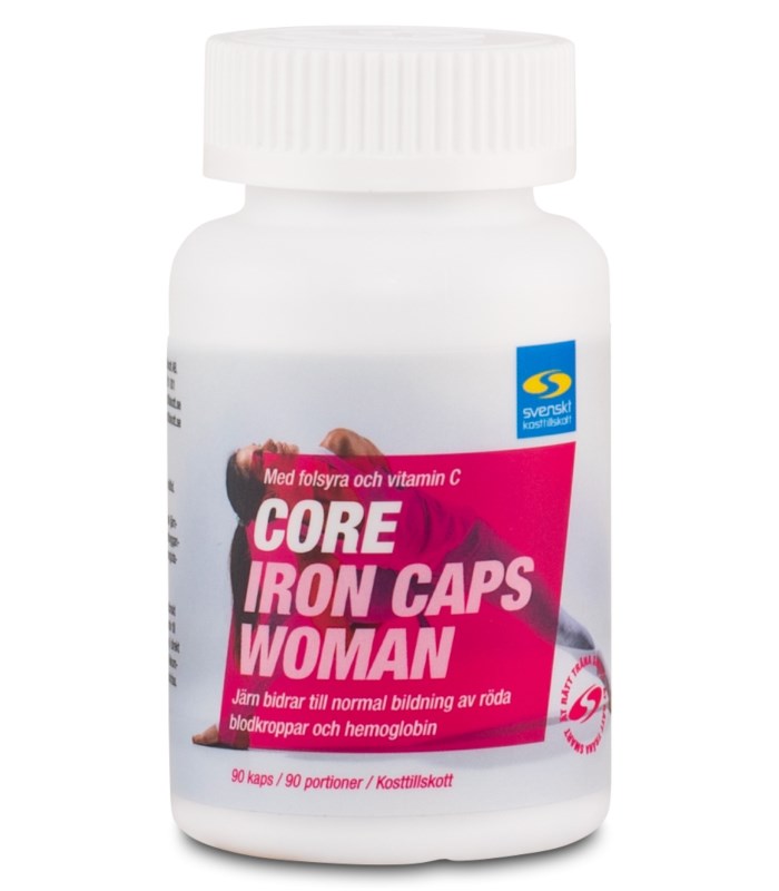 Handla Core Iron Caps Woman här | Järntillskott I Svensk Hälsokost