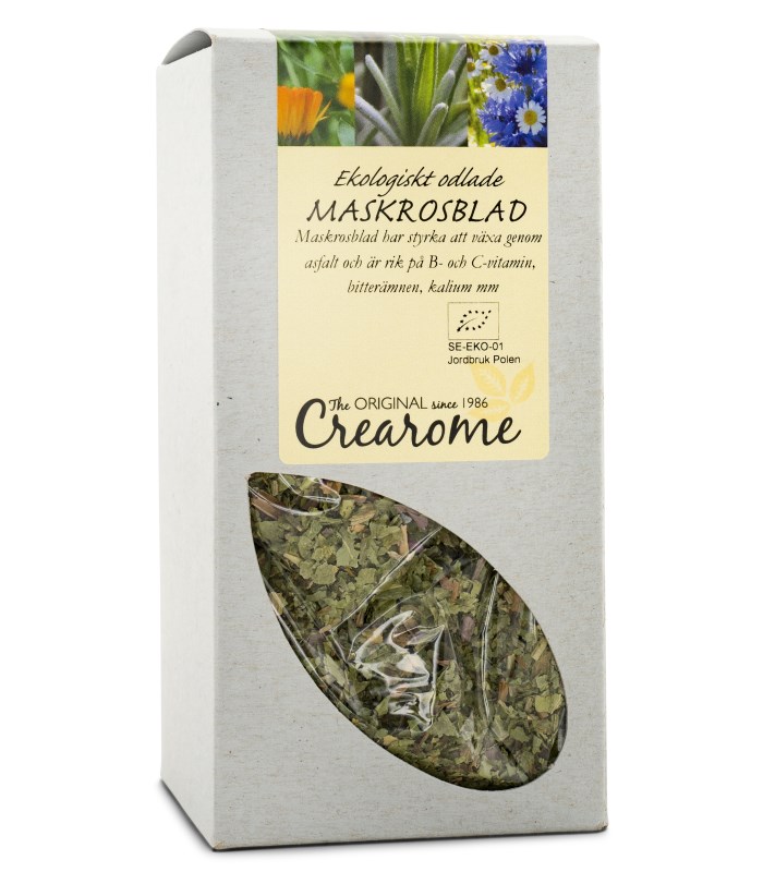Torkade maskrosblad | Ekologiskt från Crearome | Svensk Hälsokost