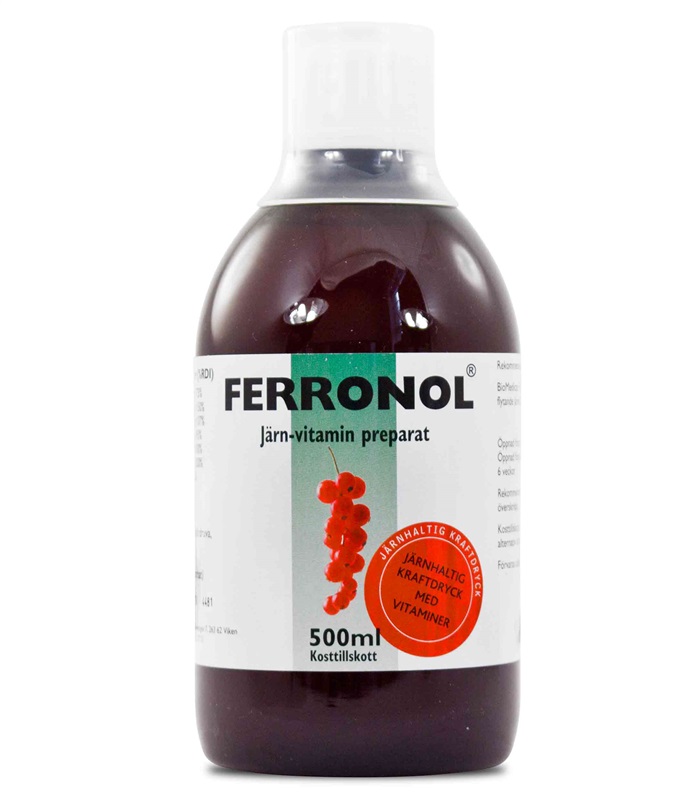 Handla Ferronol hos Svensk Hälsokost. Fri frakt!
