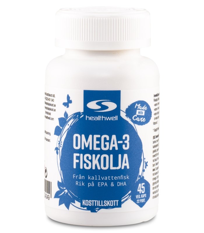 Omega-3 Fiskolja | För hjärta och hjärna | Svensk Hälsokost