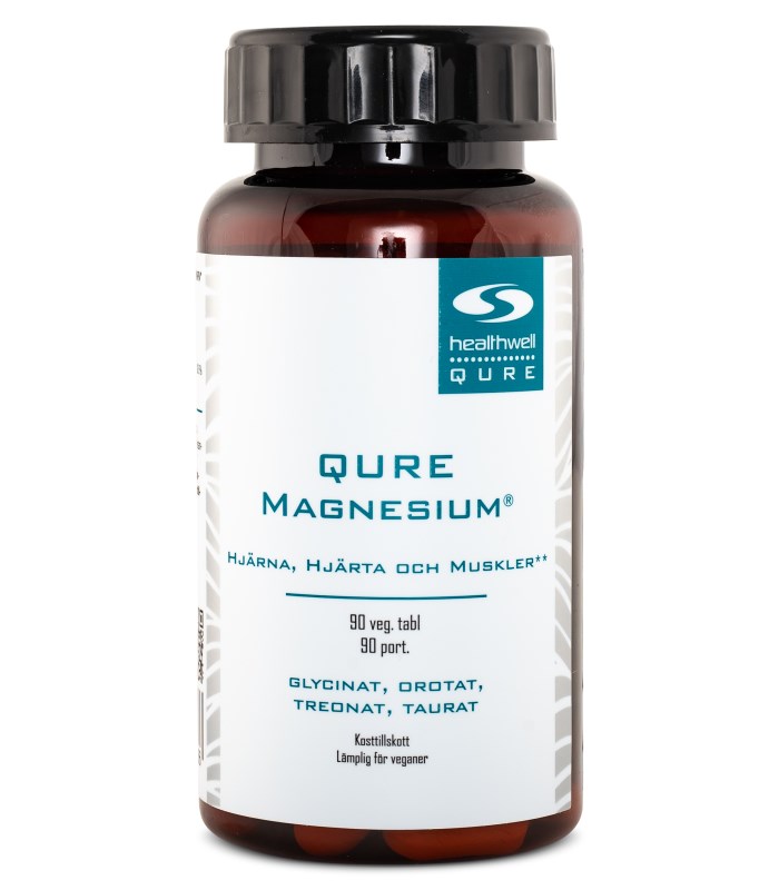 Healthwell QURE Magnesium | Svensk Hälsokost