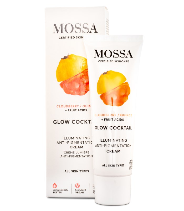 Mossa Glow Cocktail Illuminating Anti-pigmentation Cream | Svensk Hälsokost