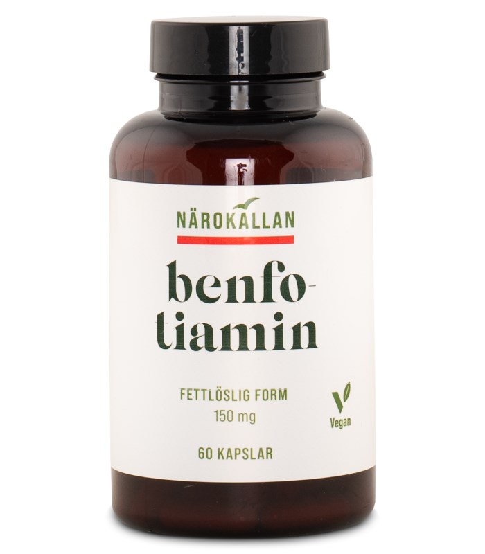 Närokällan Benfotiamin 150 mg | Svensk Hälsokost