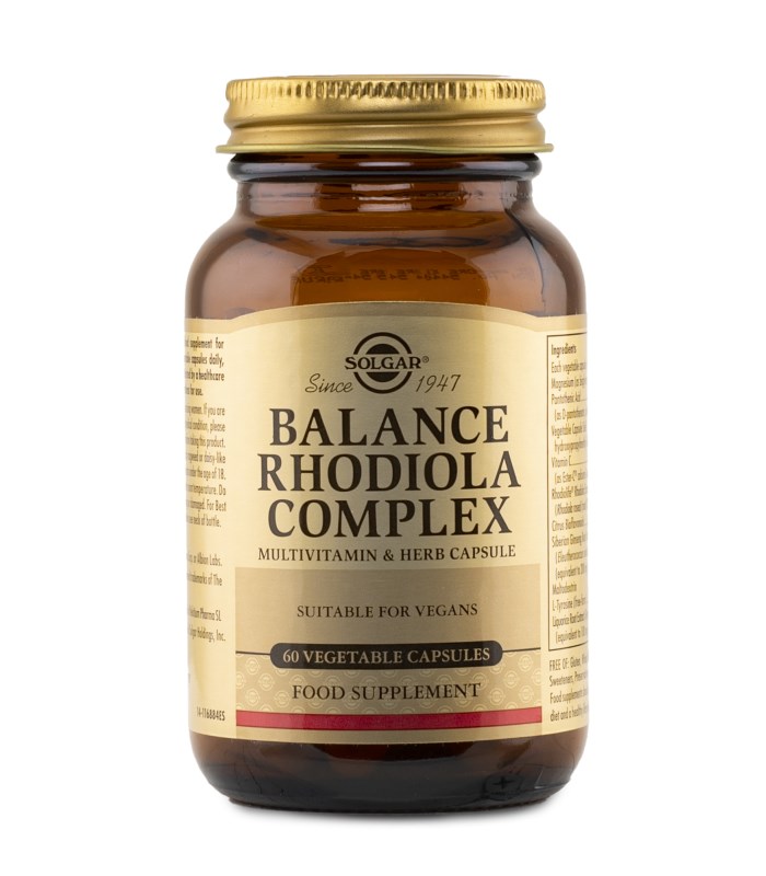 Solgar Balance Rhodiola Complex | Svensk Hälsokost