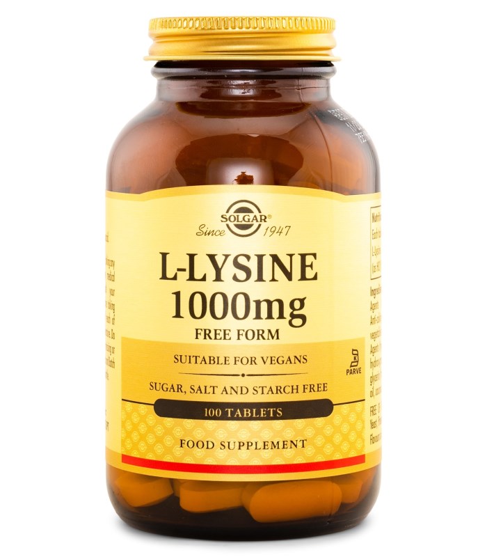 Solgar L-Lysine 1000 mg | Svensk Hälsokost